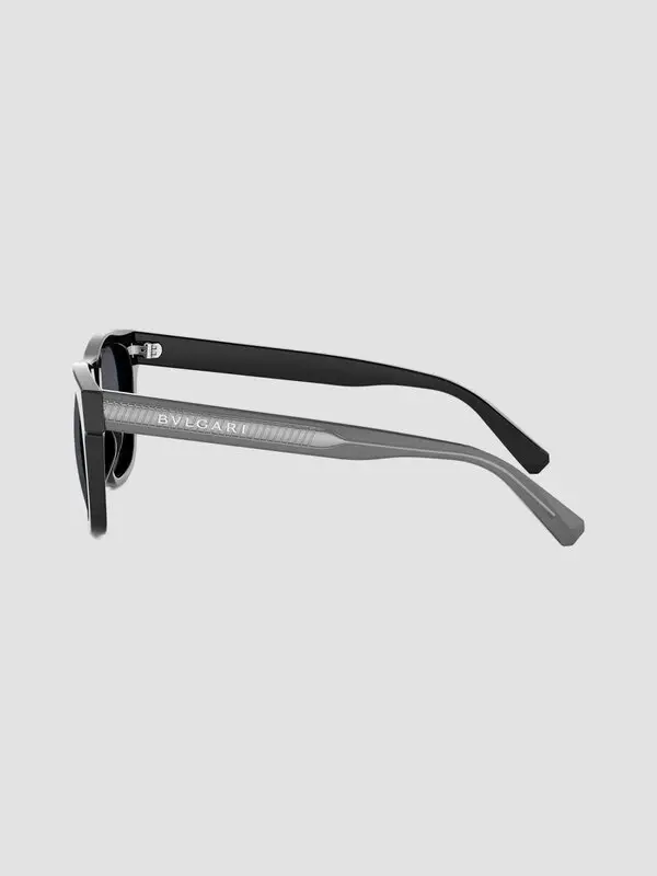 BVLGARI Tubogas 53mm Square Sunglasses