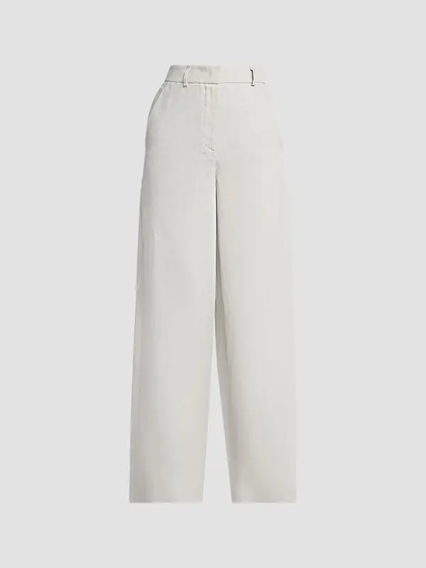 Giorgio Armani Linen Straight-leg Trousers