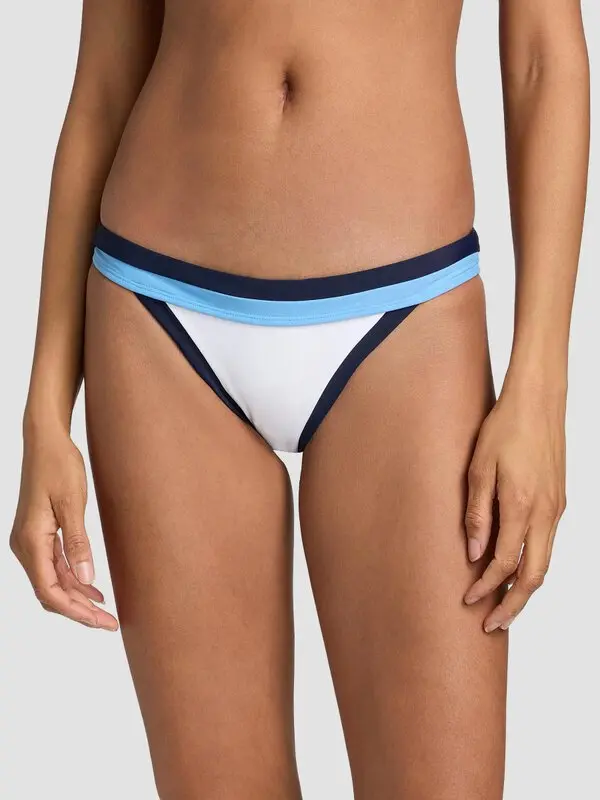 MILLY Positano Colorblocked Bikini Bottom