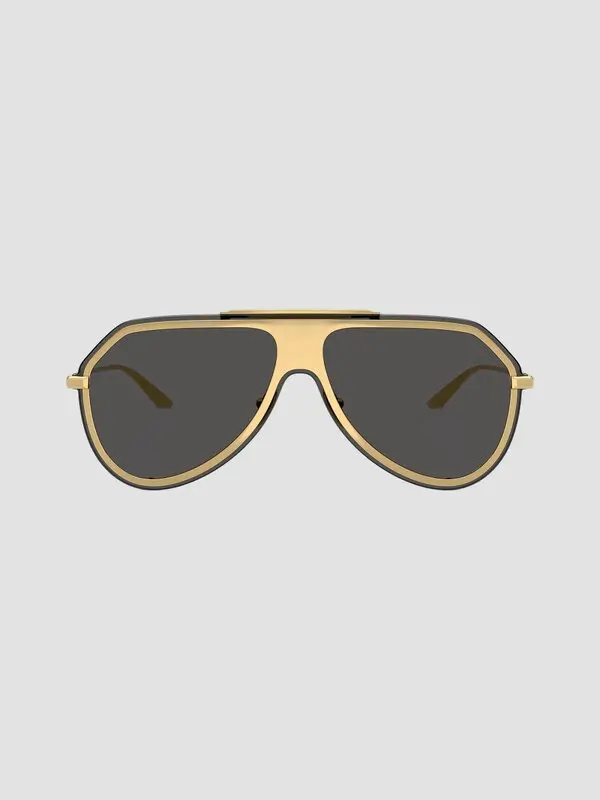 Dolce & Gabbana Aviator Sunglasses - Dark Grey