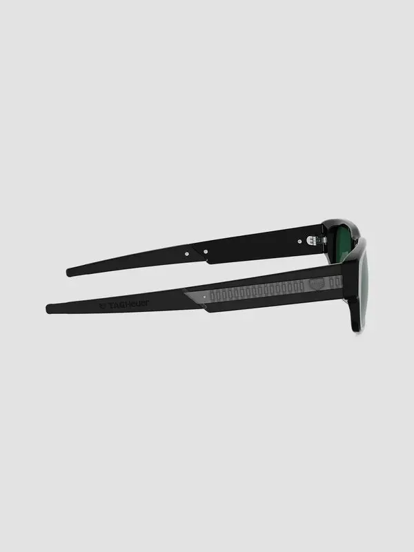 Tag Heuer Golden Age 54mm Rectangular Sunglasses - Black