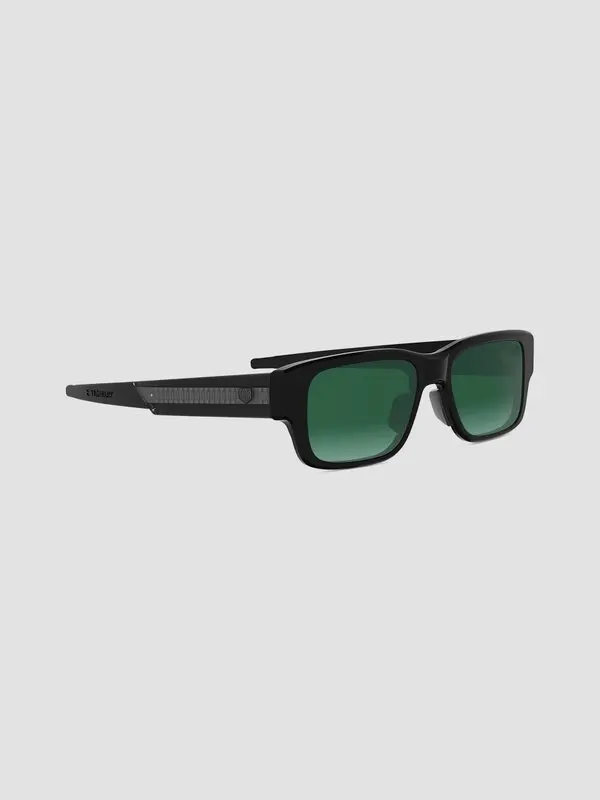 Tag Heuer Golden Age 54mm Rectangular Sunglasses - Black