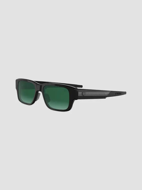 Tag Heuer Golden Age 54mm Rectangular Sunglasses - Black