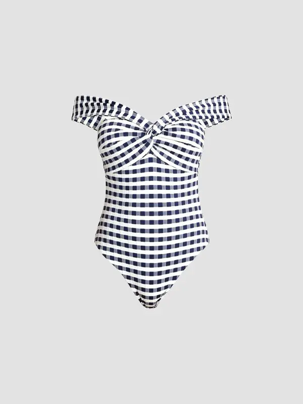 MILLY Betsy Cottage Gingham One-piece Swimsuit