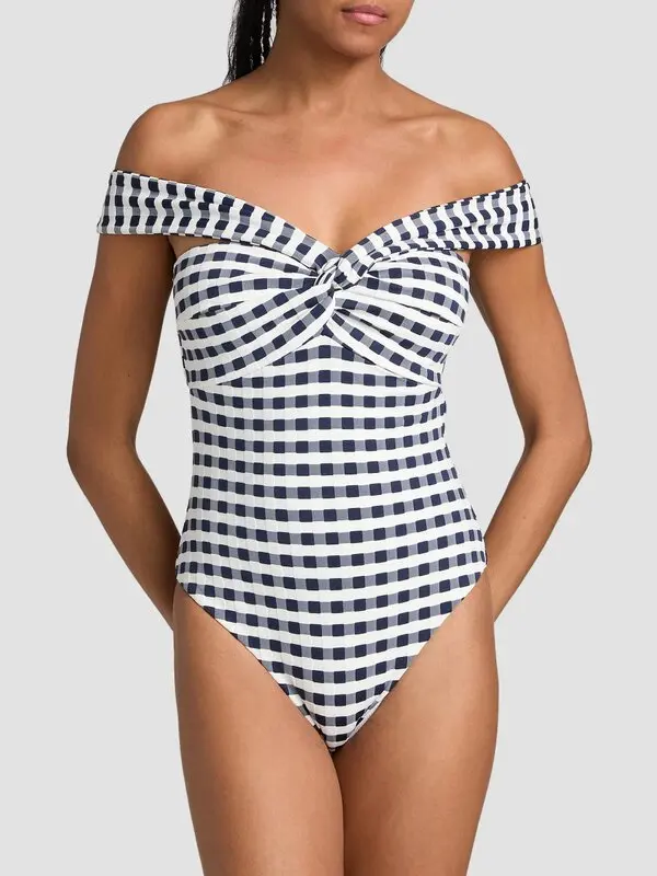 MILLY Betsy Cottage Gingham One-piece Swimsuit