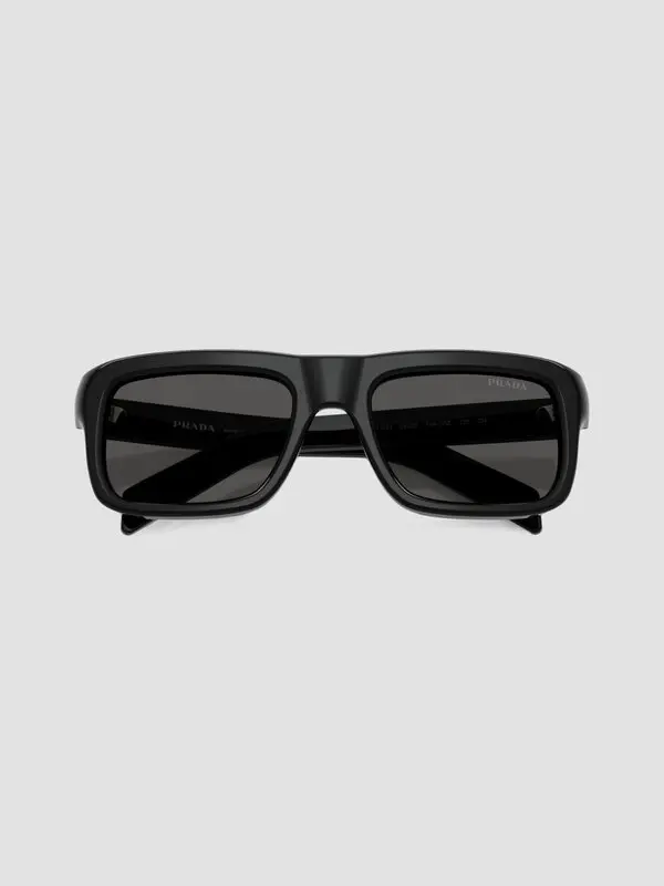 Prada 56mm Rectangular Sunglasses