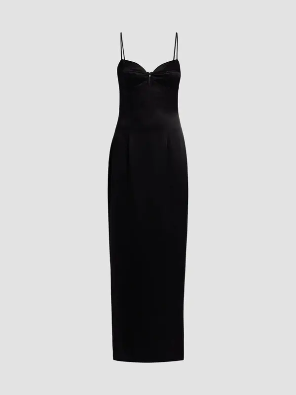 REFORMATION Sathia Satin Maxi Dress