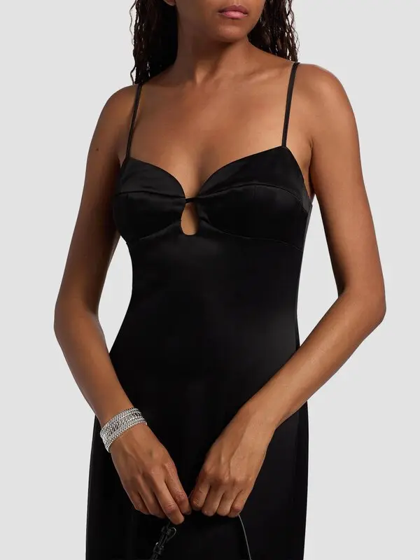 REFORMATION Sathia Satin Maxi Dress