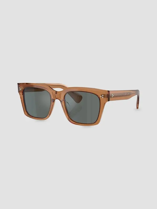 Oliver Spencer Ollice 52mm Pillow Sunglasses - Blue