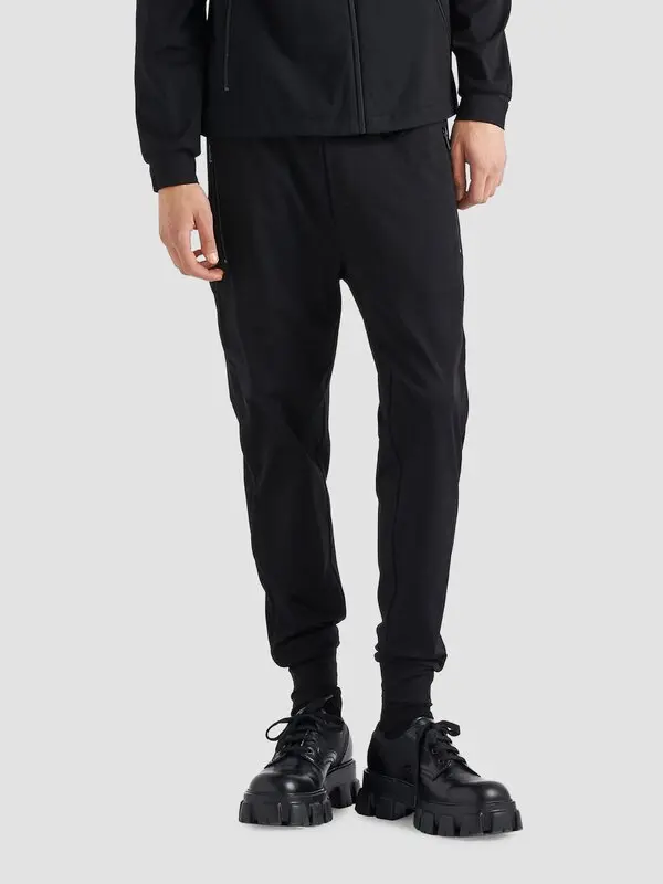 Prada Technical Cotton And Re-nylon Pants