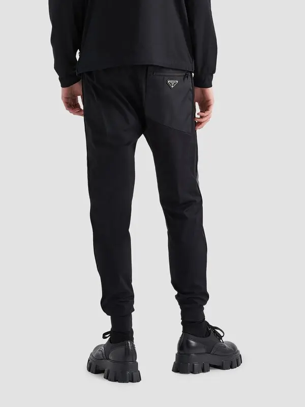 Prada Technical Cotton And Re-nylon Pants