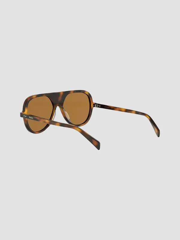 Celine Défilé Pilot Sunglasses - Brown