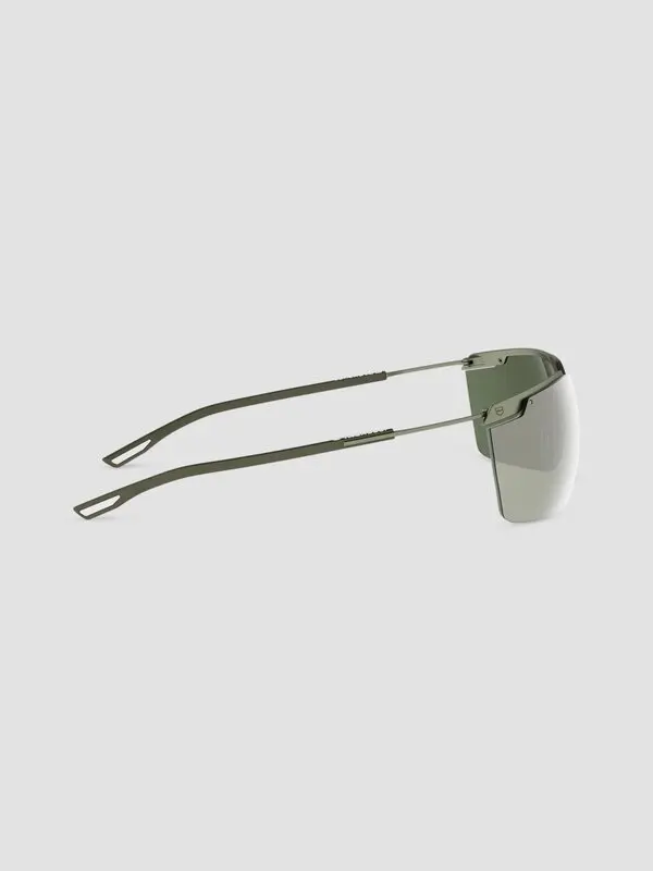 Tag Heuer Flex Rubber 69mm Geometric Sunglasses