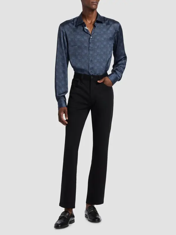Emporio Armani Plaid Sport Shirt