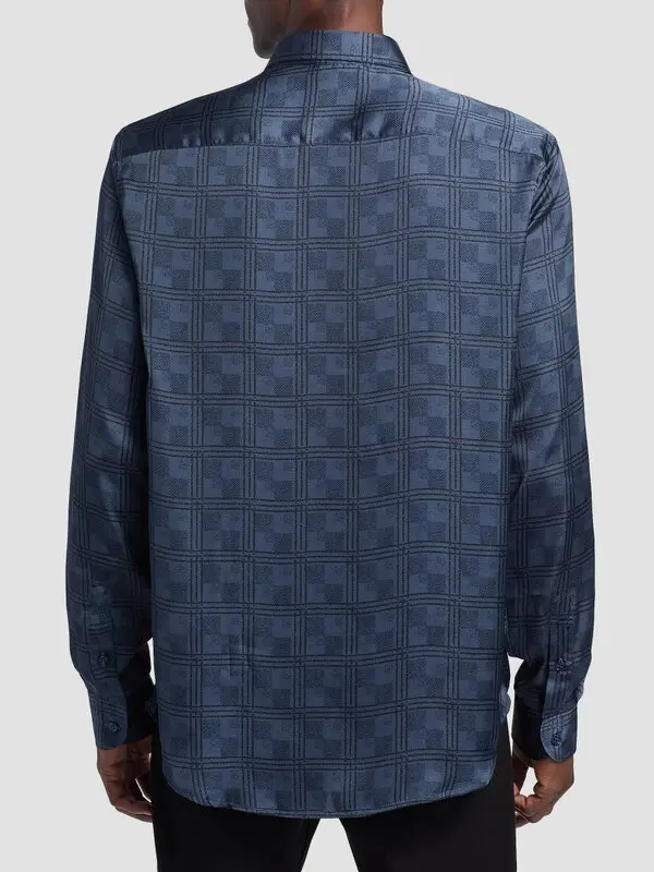 Emporio Armani Plaid Sport Shirt