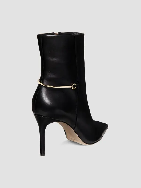 22ÉLEVÉ 85mm Leather Stiletto Booties
