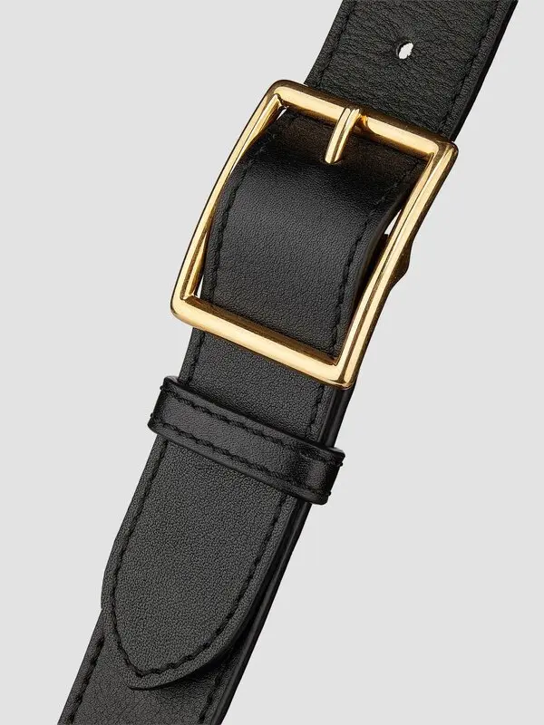 NILI LOTAN Jagger Leather Shoulder Bag - Black