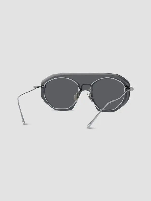 Loewe X Matsuda Shield Sunglasses - Grey