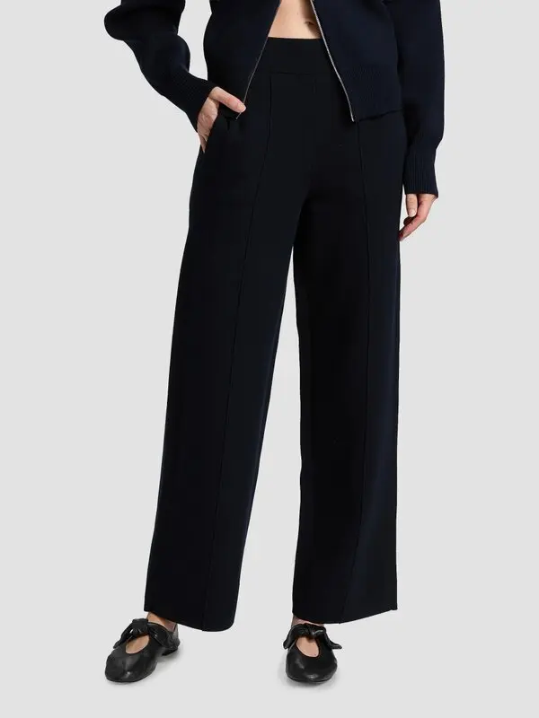 A.L.C. Corey Knit Wide-leg Pants