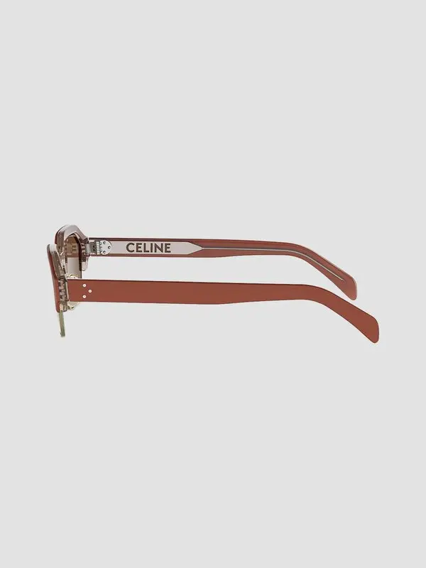 Celine Combi 53mm Geometric Sunglasses