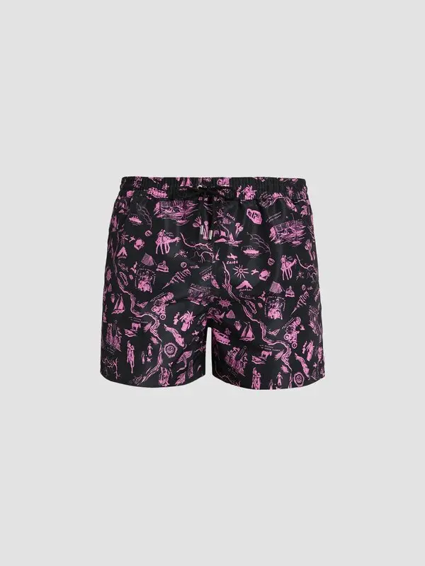Paul Smith Travel Stories Swim Shorts