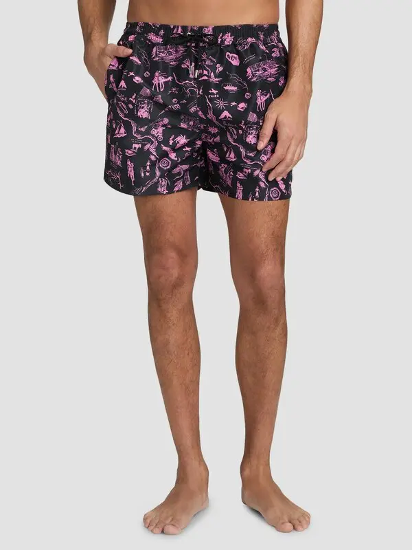 Paul Smith Travel Stories Swim Shorts