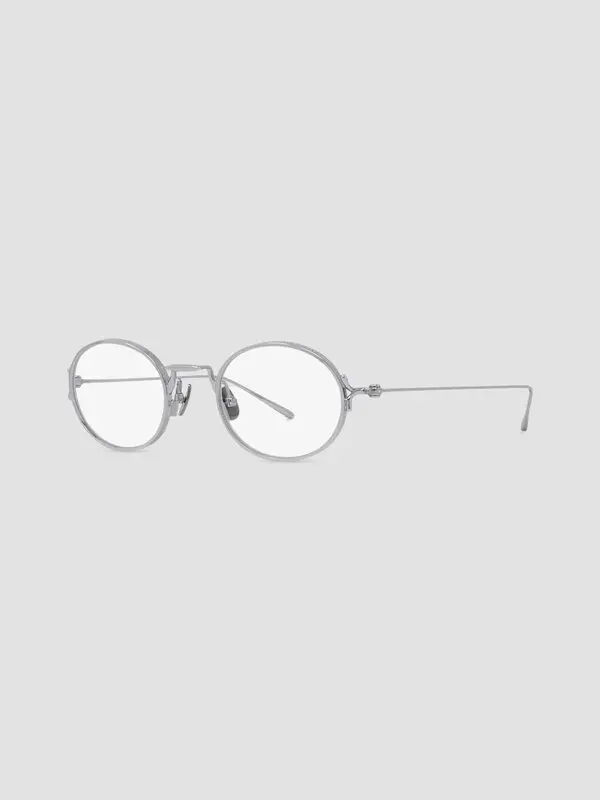 Loewe X Matsuda 46mm Round Optical Eyeglasses - Silver