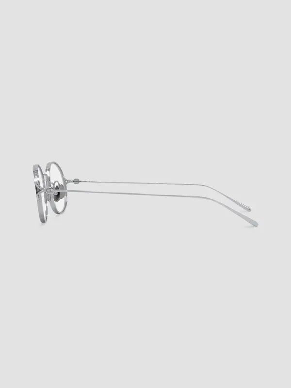 Loewe X Matsuda 46mm Round Optical Eyeglasses - Silver