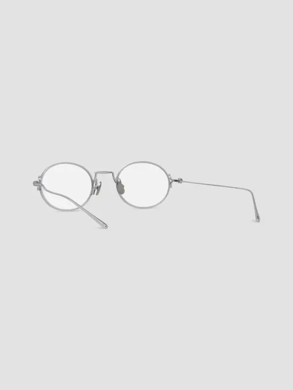 Loewe X Matsuda 46mm Round Optical Eyeglasses - Silver