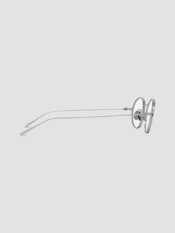Loewe X Matsuda 46mm Round Optical Eyeglasses - Silver