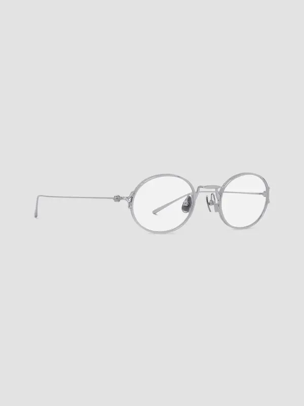Loewe X Matsuda 46mm Round Optical Eyeglasses - Silver