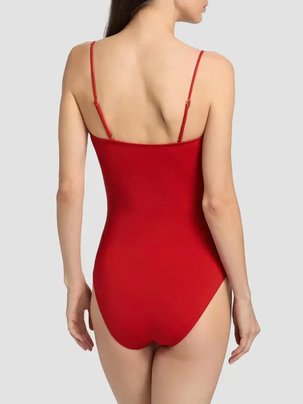 NILI LOTAN Semi-sweetheart One-piece Swimsuit - Red