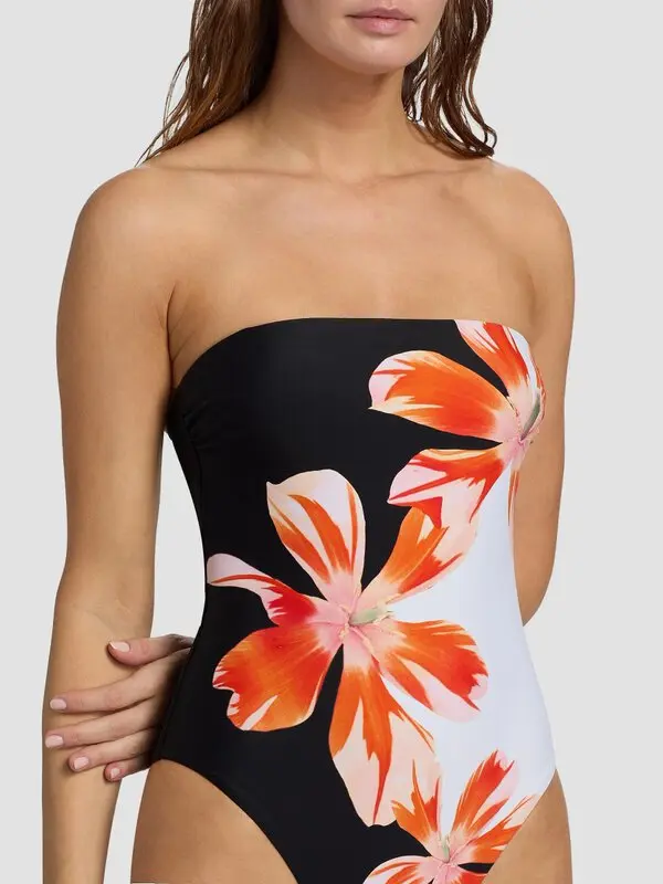 MILLY Tropical Flame One-piece Swimsuit - Multi