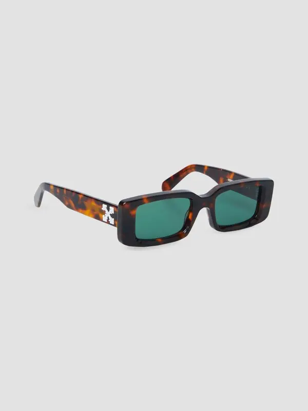 Off-White Arthur 50mm Square Sunglasses - Brown Pattern