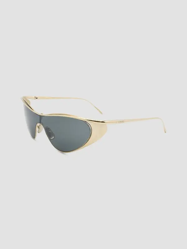 Loewe Signature 125.4mm Geometric Sunglasses - Grey Gold