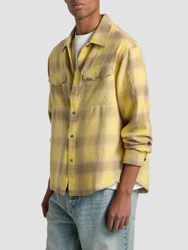 REPRESENT Vintage Cotton Flannel Shirt