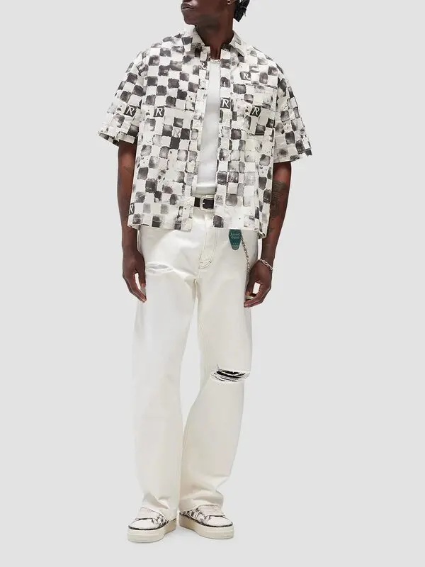 REPRESENT Pool Side Cotton Shirt - Flat White