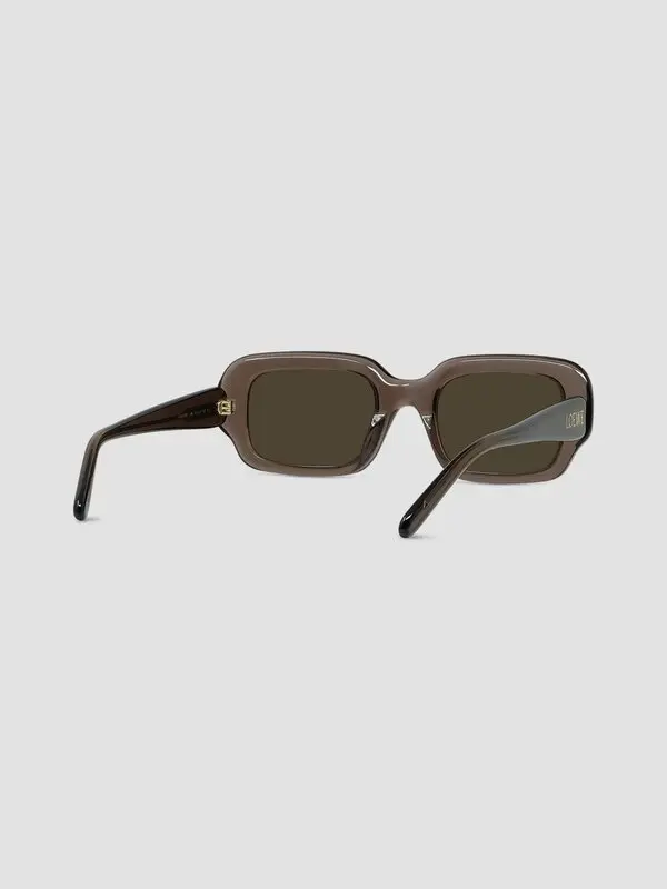 Loewe Slim 54mm Rectangular Sunglasses - Brown