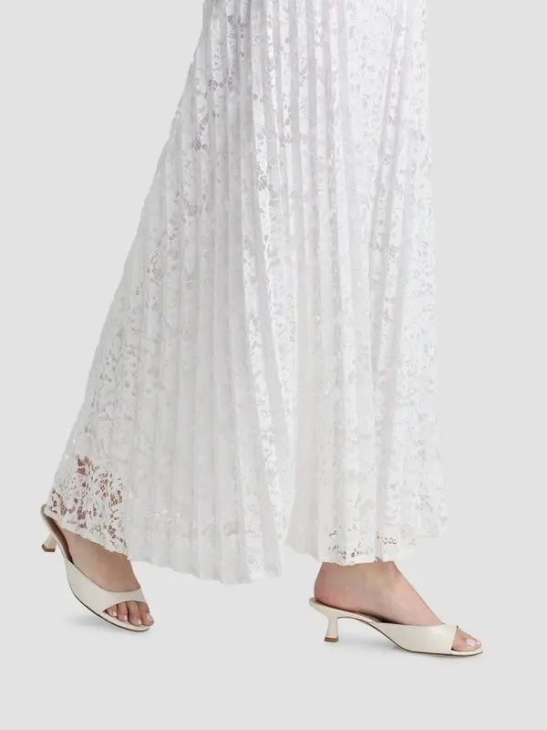 MILLY Norelle Lace Strapless Maxi Dress