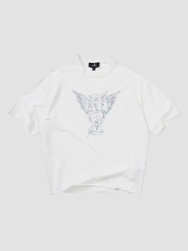 REPRESENT Westside Cotton-blend Crewneck T-shirt