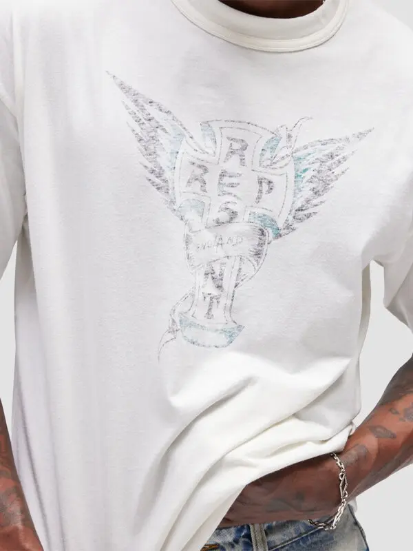 REPRESENT Westside Cotton-blend Crewneck T-shirt