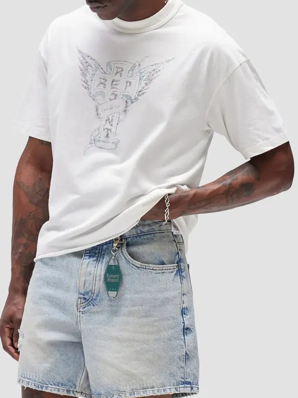 REPRESENT Westside Cotton-blend Crewneck T-shirt