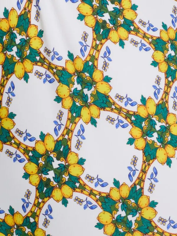 MILLY Lemon Tile Ring One-piece Swimsuit