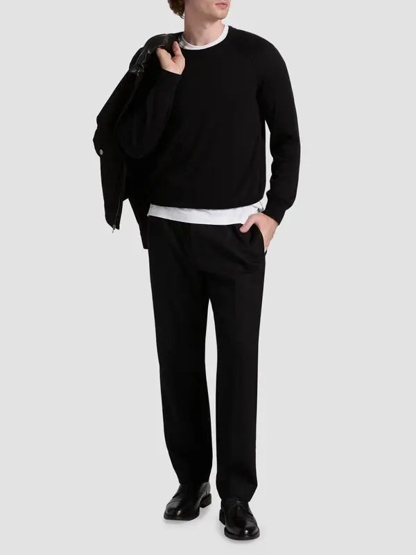 NILI LOTAN Lawrence Virgin Wool Pants
