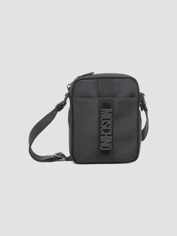 Moschino Logo Hardware Crossbody Bag