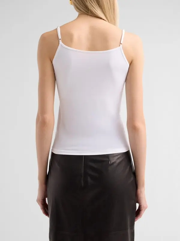 Majestic Filatures Stretch Jersey Cami - Blanc