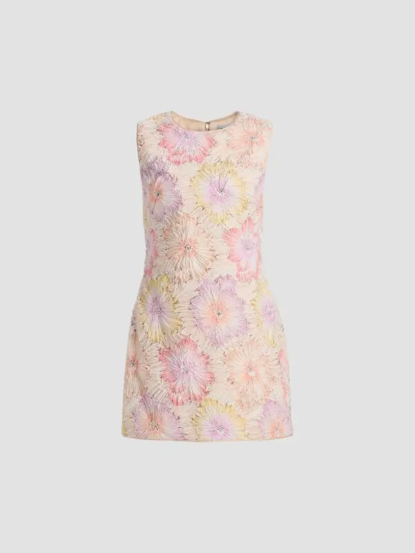 MILLY Ivette Floral Embroidered Minidress