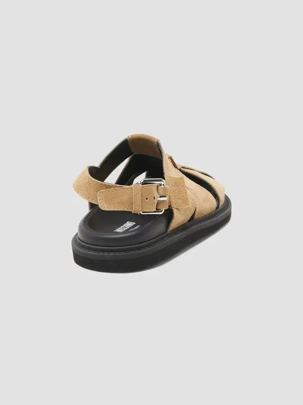 Moschino Suede Fisherman Sandals