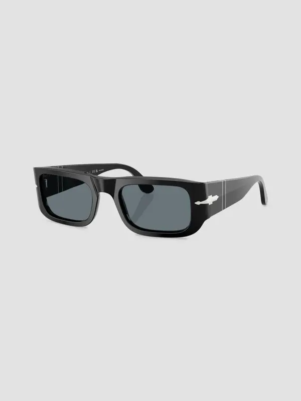 Persol 55mm Square Pillow Sunglasses - Black