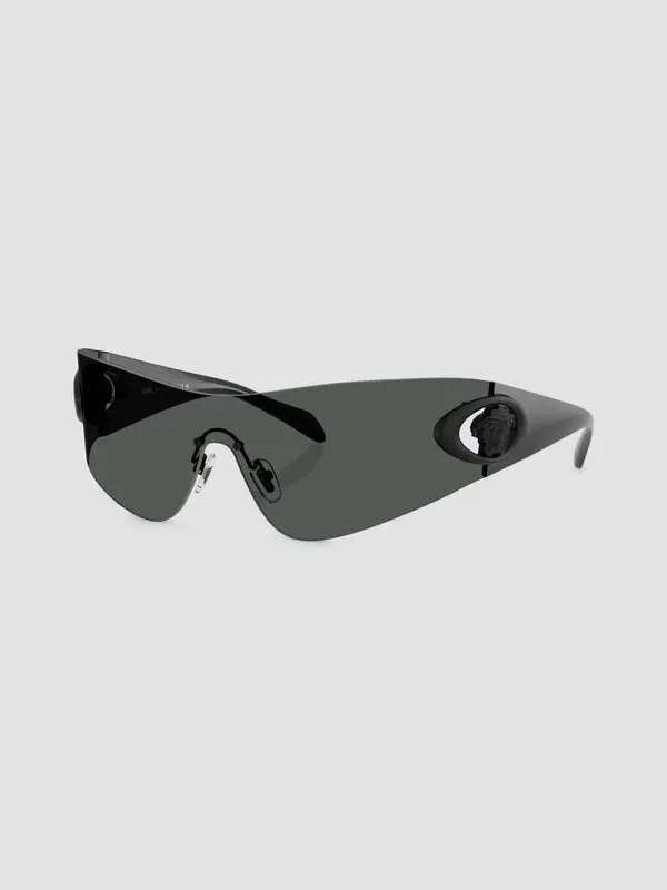 Versace Shield Sunglasses - Black